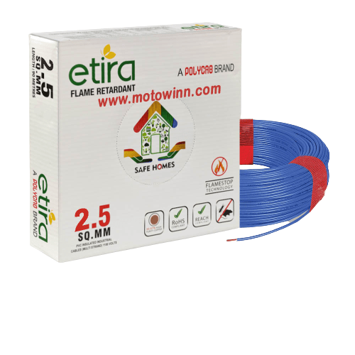 Polycab Etira Wire 1.0 Sqmm PVC Insulated Industrial Cables (Multi ...